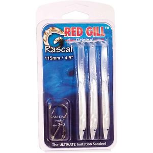 Redgill Rascal Sandeel 115mm Pearl – Billy's Fishing Tackle